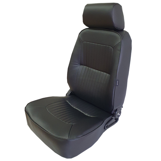 Autotecnica Nissan Silvia S13 Deluxe Classic PU Leather Seat & Rails Combo