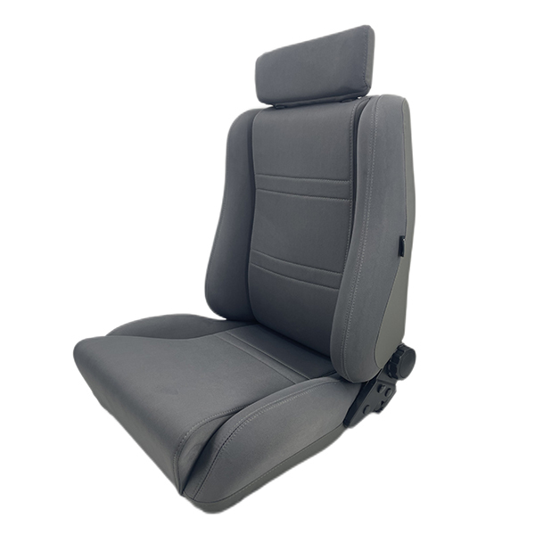 Autotecnica Nissan Silvia S14 Grey Cloth Sports Seat & Rails Combo