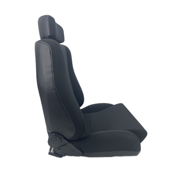 Autotecnica Nissan Silvia S14 Black PU Leather Sports Seat & Rails Combo