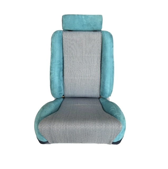 Autotecnica Holden Commodore VC Blue Two-Tone Sports Seat & Rails Combo