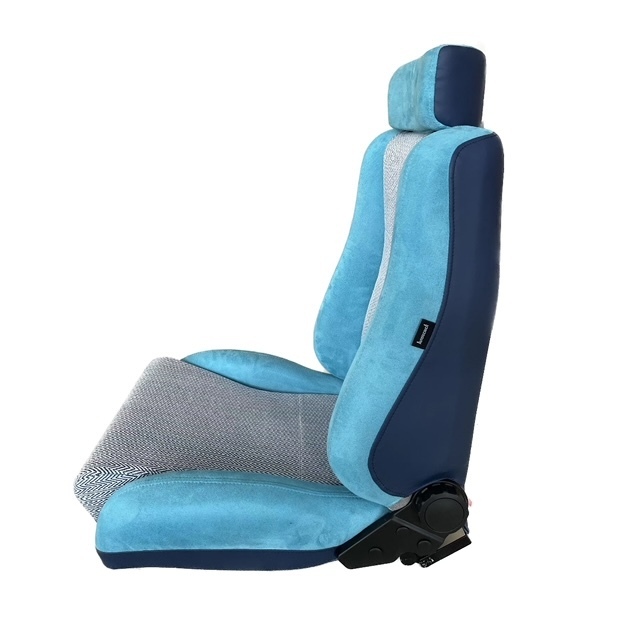 Autotecnica Holden Commodore VN Blue Two-Tone Sports Seat & Rails Combo
